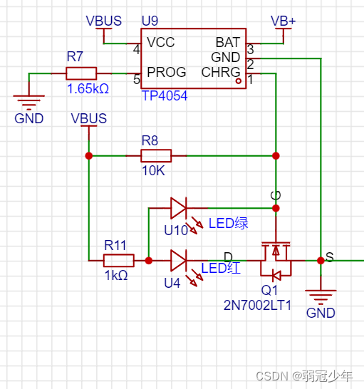 TP4054锂电池充放电电路（排错经过）-CSDN博客