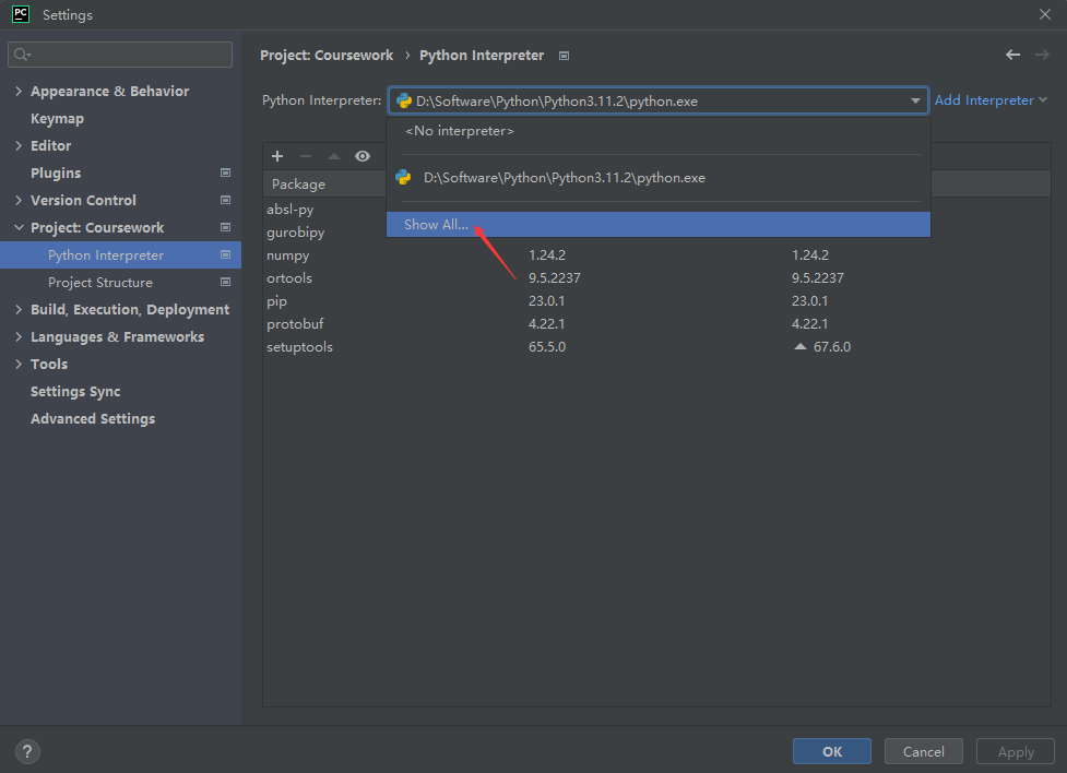 在PyCharm中编写Python时，导入第三方库的代码行“from gurobipy import *”呈灰色的解决方法_为什么安装了的库载入的时候是灰色的-CSDN博客
