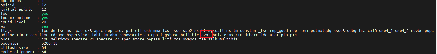 关于tensorflow linux avx2指令集的安装处理_avx2指令集下载-CSDN博客