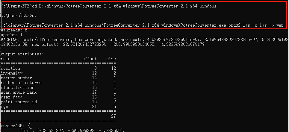 .las文件前端可视化方案-potree 和 potreeConverter-CSDN博客