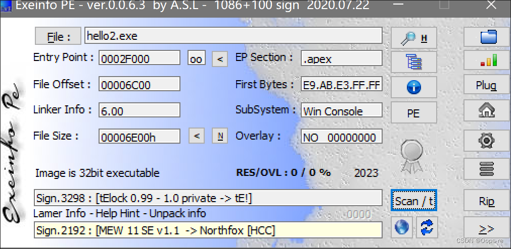 UPX查壳绕过_upx解密-CSDN博客