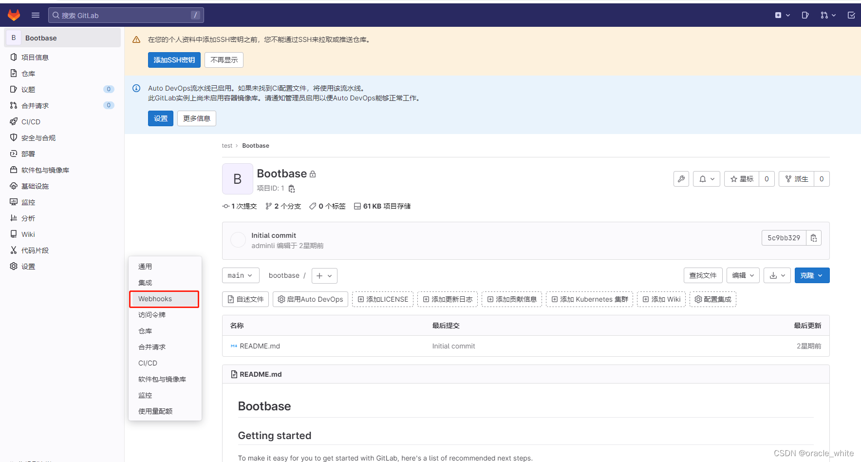 Jenkins Gitlab Docker Devops 自动化部署 流水线(二、项目配置) Csdn博客