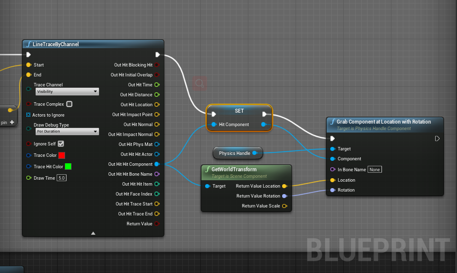UE4第一人称物理柄组件（PhysicsHandle）抓取---物理拾取_ue4 获取手柄旋转-CSDN博客