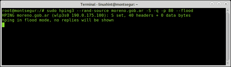 hping3 flood ddos_hping3 ddos-CSDN博客