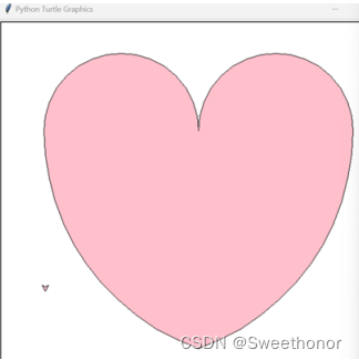爱心绘图（用turtle包）python语言_turtle怎么画50个爱心用unicode-CSDN博客