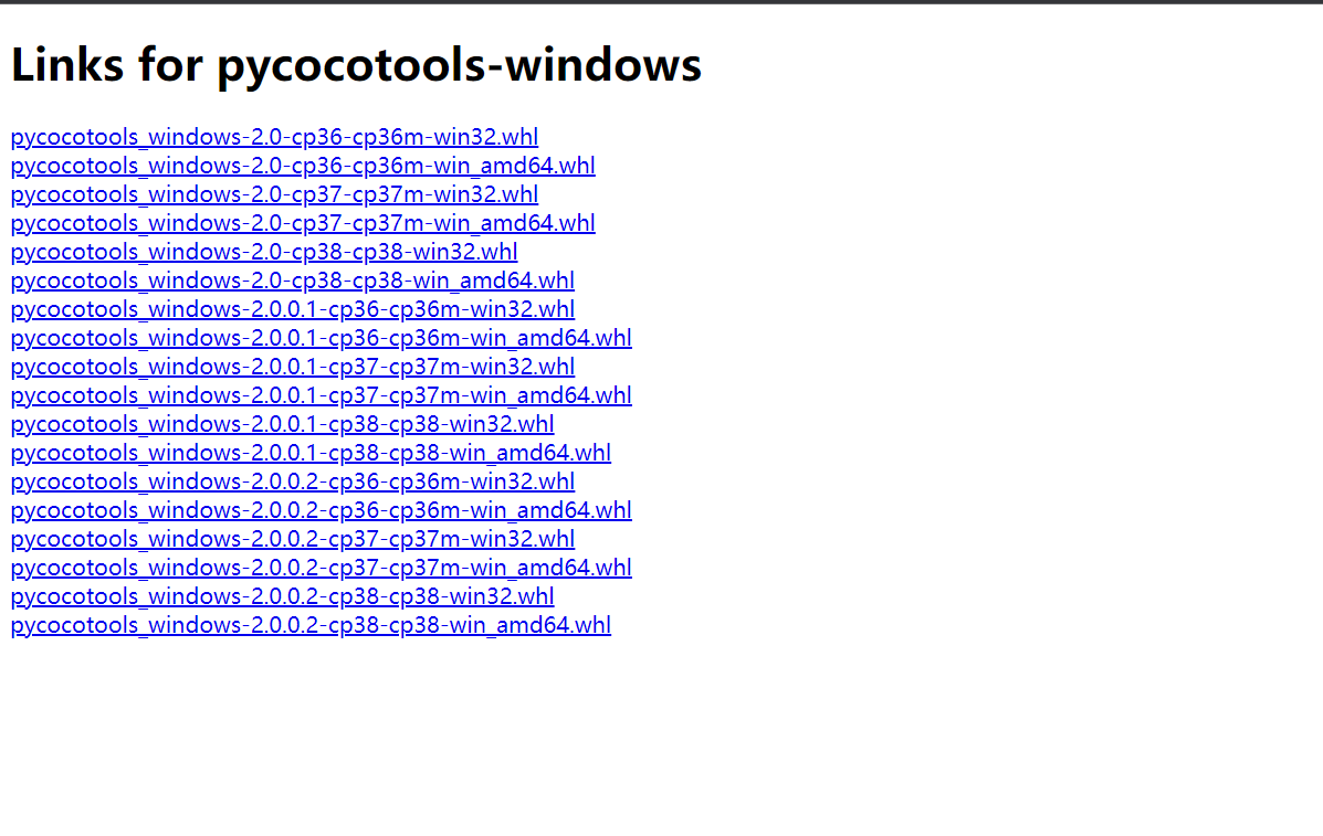 Successfully installed pycocotools-windows library - Programmer Sought