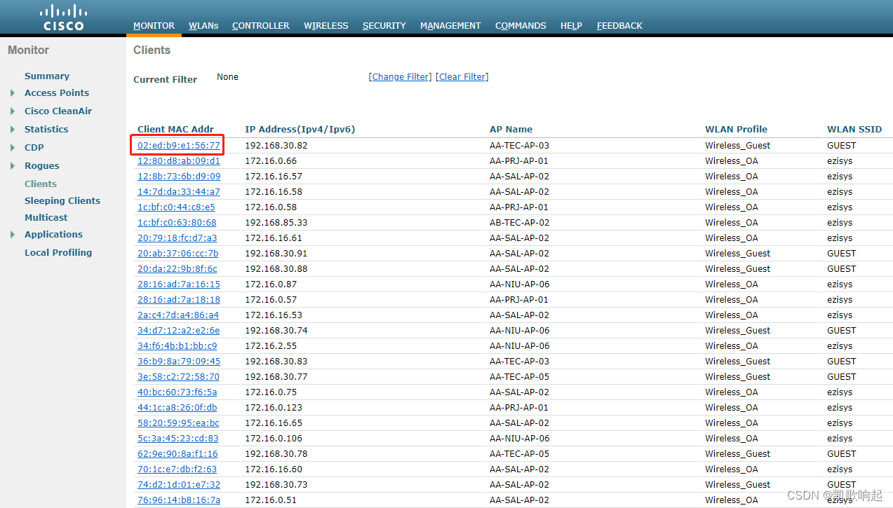 wlc操作技巧_如何通过思科wlc cli登录到ap cli-CSDN博客