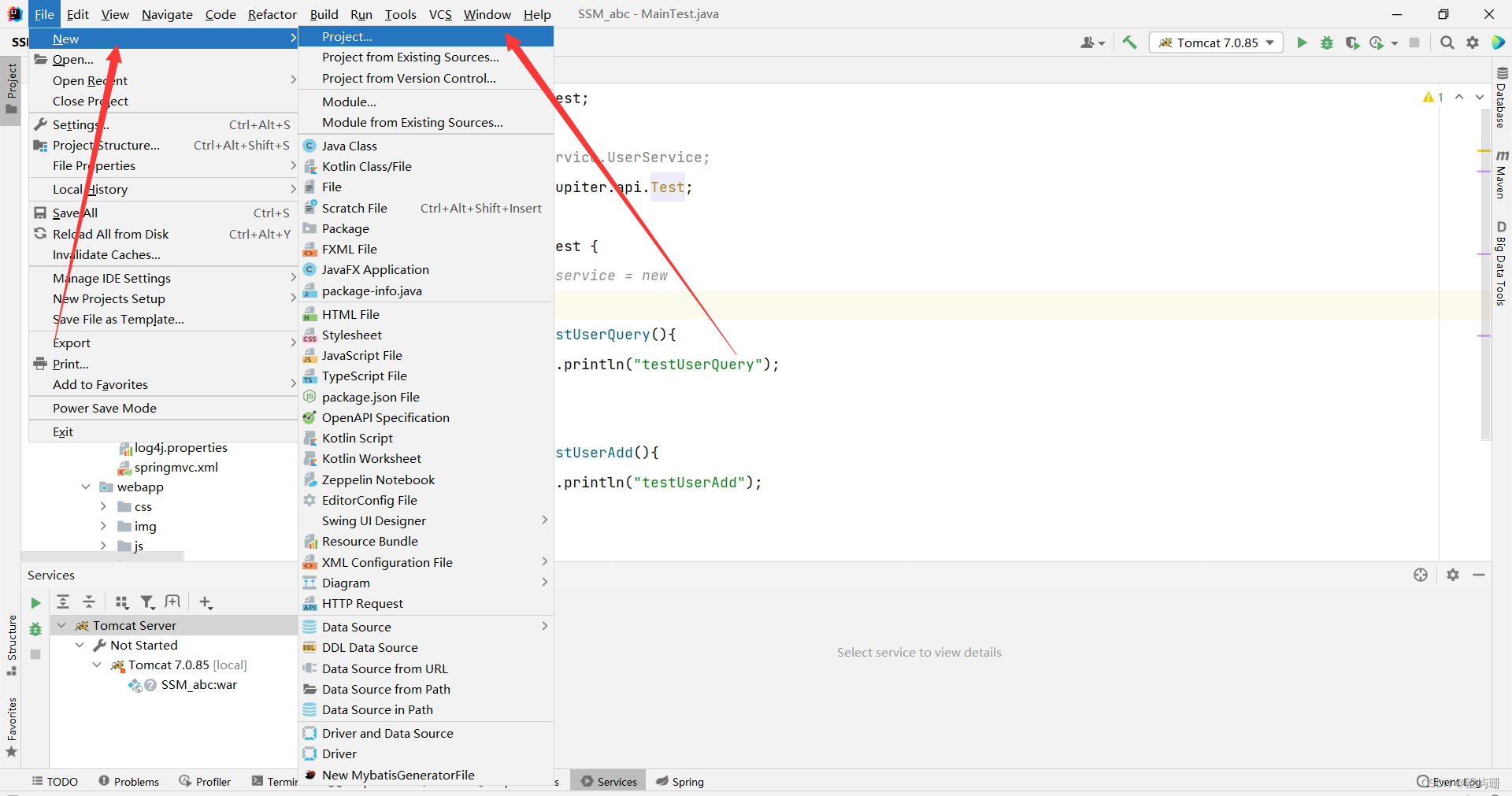 初级SSM项目配置文件_ssm项目的配置文件-CSDN博客