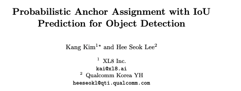 【目标检测】38、PAA | 基于概率统计的 Anchor Assign_paa目标检测-CSDN博客