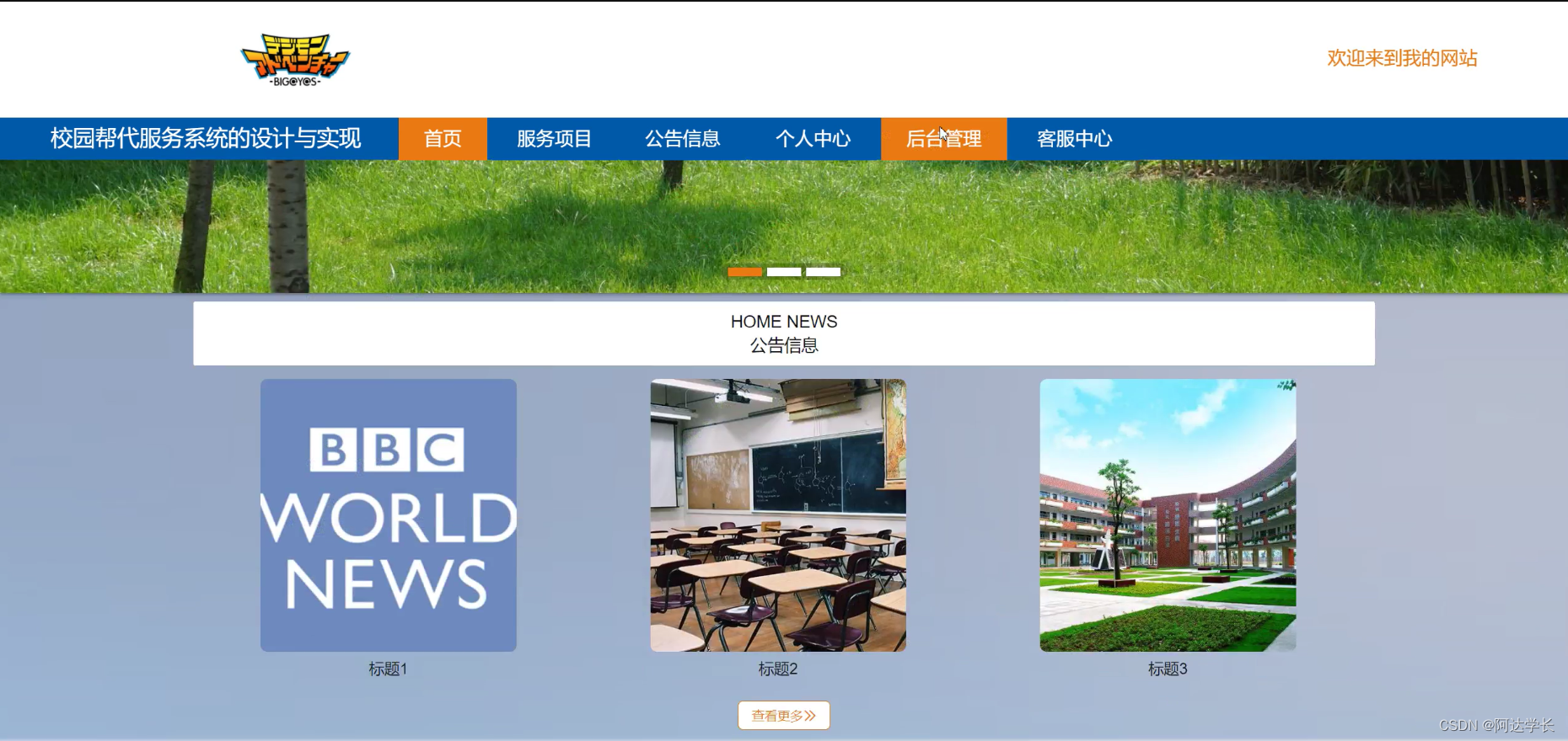 Java毕设项目校园帮代服务系统的设计与实现(javavuemybatismavenmysql)校园帮毕设 Csdn博客