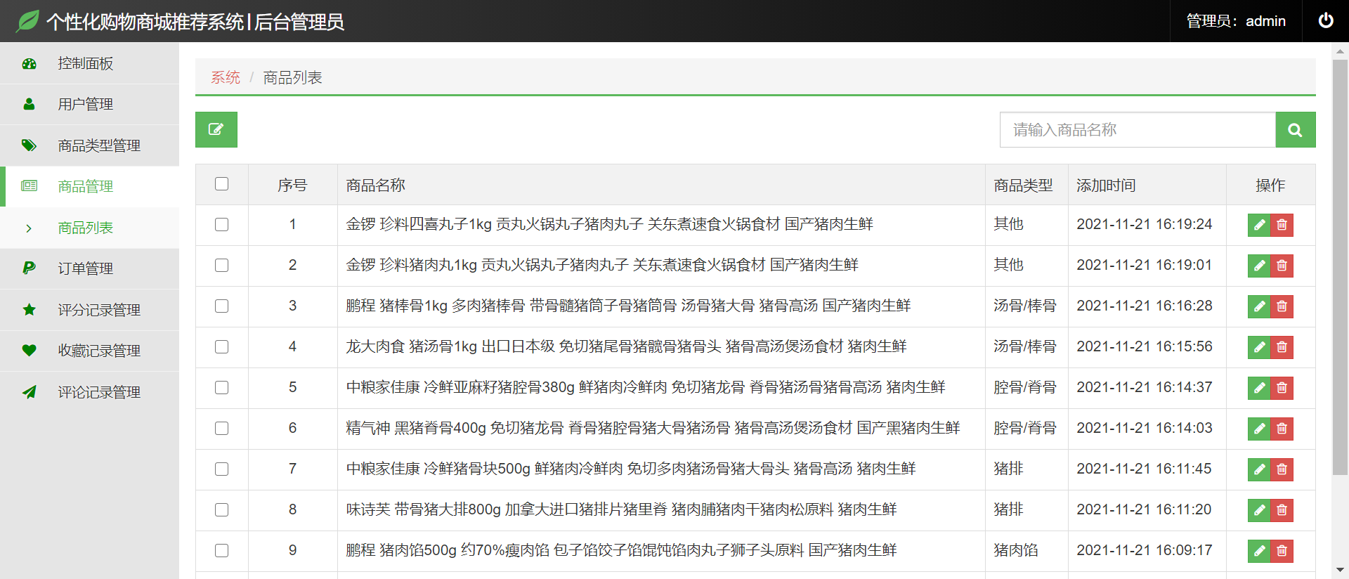 Java+SSM(Spring+SpringMVC+Mybatis)个性化购物商城推荐系统 电子商务推荐系统 基于用户、项目、聚类、混合的协同过滤推荐算法WebShopRSMEx 源代码下载 ...