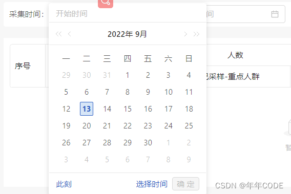 Ant Design Of Vue 时间选择器（时间限定）ant Vue 选择开始时间 Csdn博客