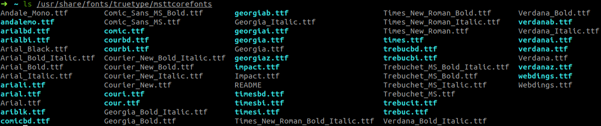 ubuntu 安装ttf-mscorefonts-installer_ttf-mscorefonts-installer_3.4+nmu1ubuntu2_all.deb_whuzhang16的 ...