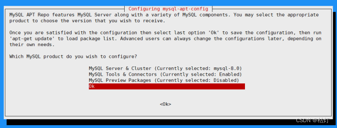 debian 使用apt安装MySql_apt install mysql_枯灯的博客-CSDN博客