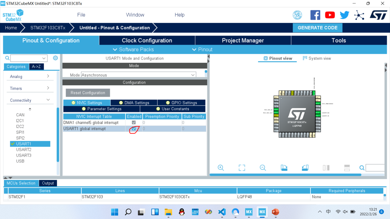STM32 Cube使用uart DMA空闲中断接收数据包___hal_dma_set_counter_本人不帅的博客-CSDN博客