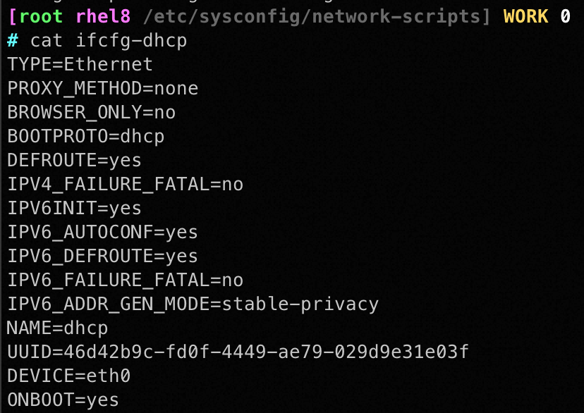 RHEL8使用nmcli配置网络_rhel8 网卡 未托管-CSDN博客
