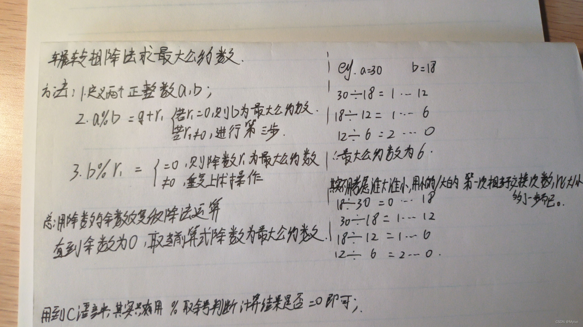 求最大公约数和最小公倍数的算法10和25最大公约数计算公式 Csdn博客 