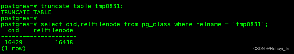 PostgreSQL回滚TRUNCATE操作的原理_postgresql truncate-CSDN博客