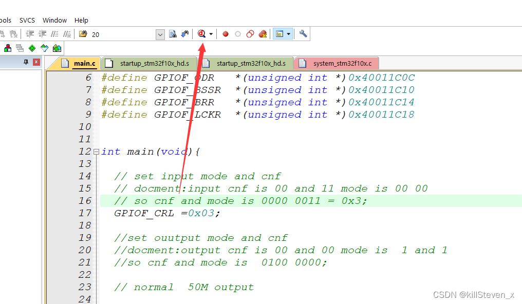 Stm32 Gpiof设置 Mode And Cnf 第八位输入 01 第零位 输出 01stm32入口参数mode Csdn博客