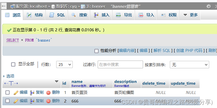 零售商贩mysql表设计：banner+banner_item+image关联表(轮播图表)_轮播图数据库表设计-CSDN博客