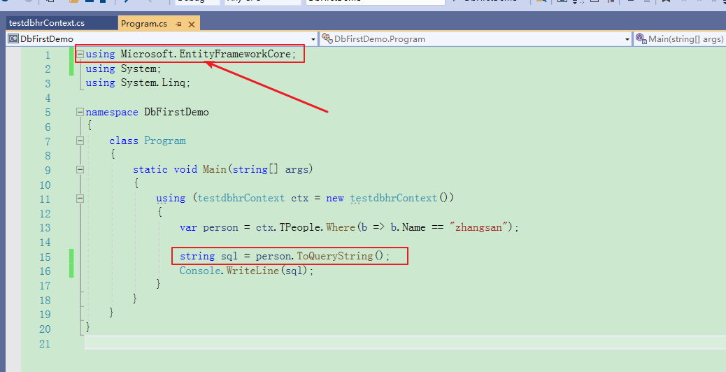 EFCore-7 查看EFCore转换后的SQL语句_ef 获取执行后的sql-CSDN博客