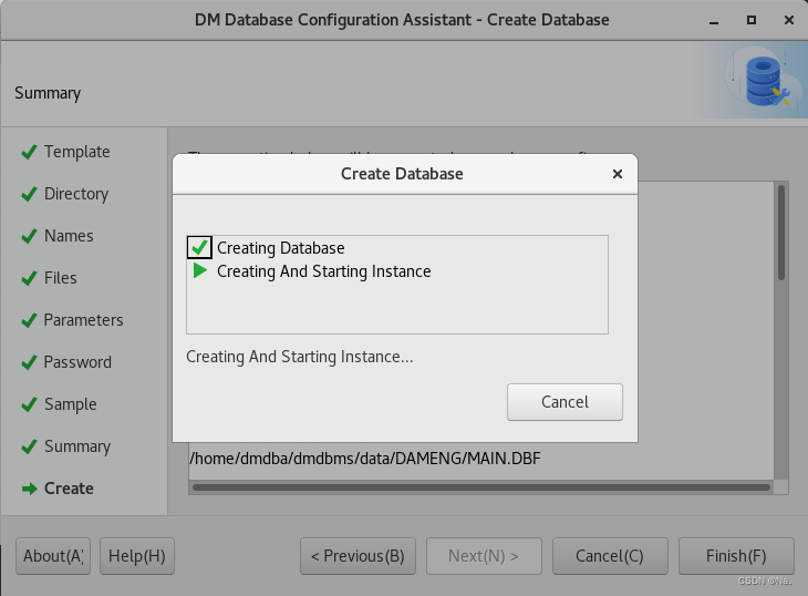 Linux下 DM8 图形界面的安装过程_dm8 linux 图形界面_Na.的博客-CSDN博客