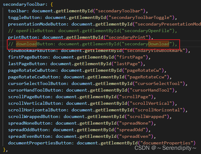 禁用掉pdf.js中的不需要的功能_pdf.js禁用菜单-CSDN博客