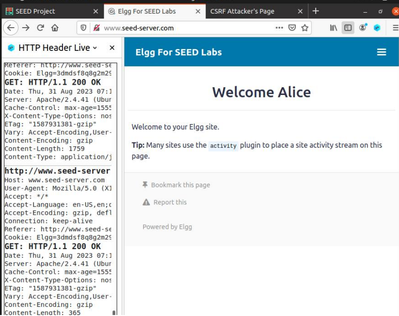 SEEDLabs- CSRF Attack_seed lab csrf-CSDN博客
