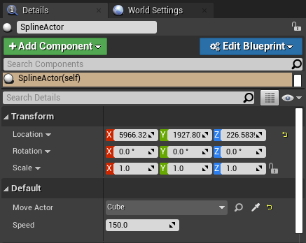 UE4使用Spline样条线控制物体移动_ue4样条线移动-CSDN博客