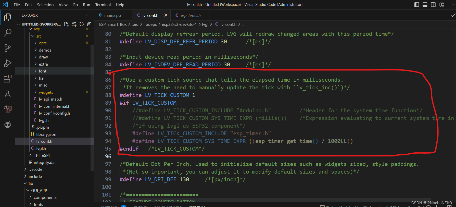 基于Arduino框架下的ESP32-S3移植LVGL教程_esp32 lvgl-CSDN博客