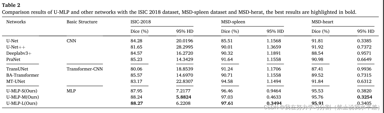 U-MLP: MLP-based ultralight refinement network for medical image segmentation-CSDN博客