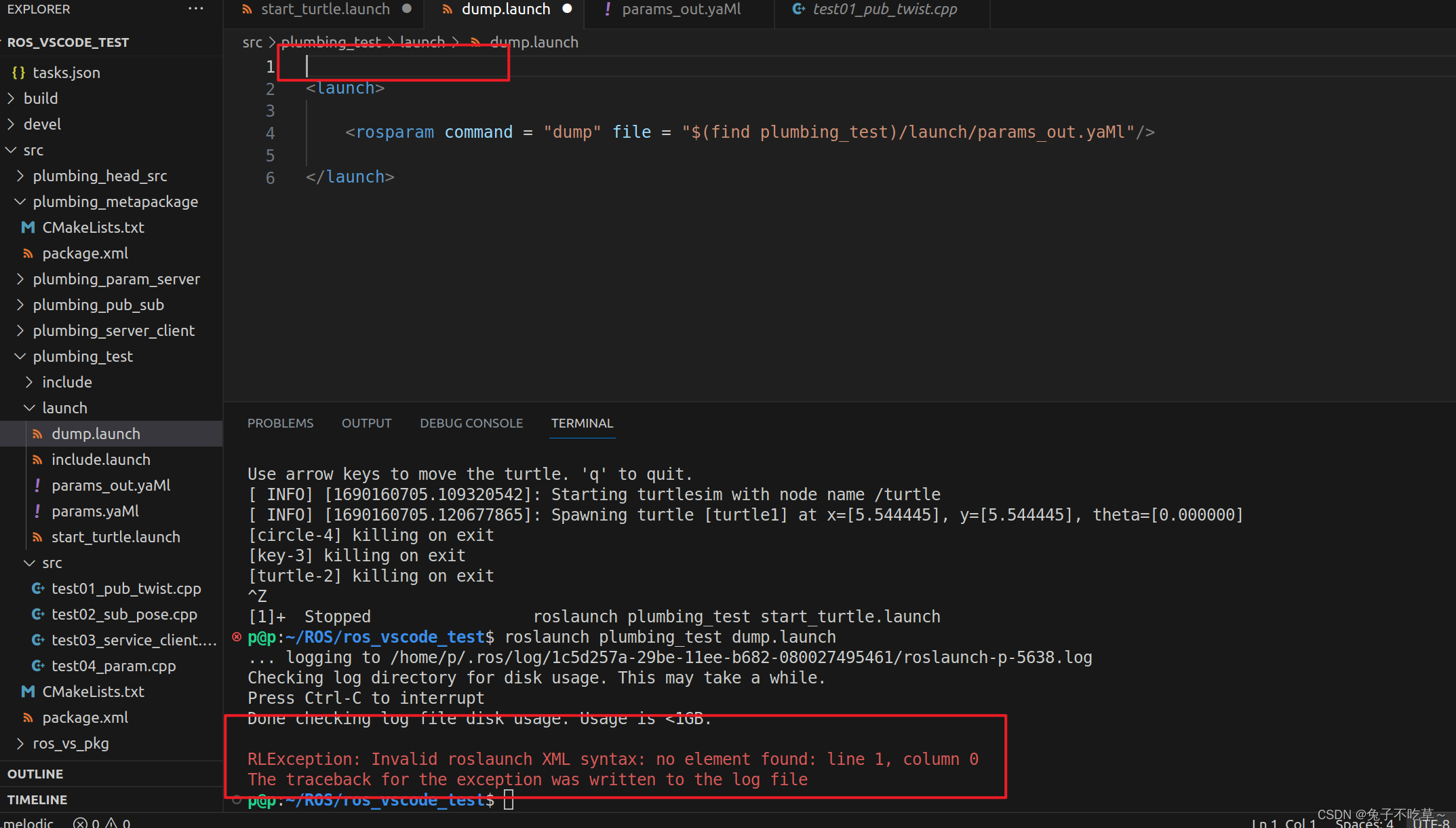 ROS节点运行管理launch文件_launch文件中的node标签中的rpy控制什么-CSDN博客