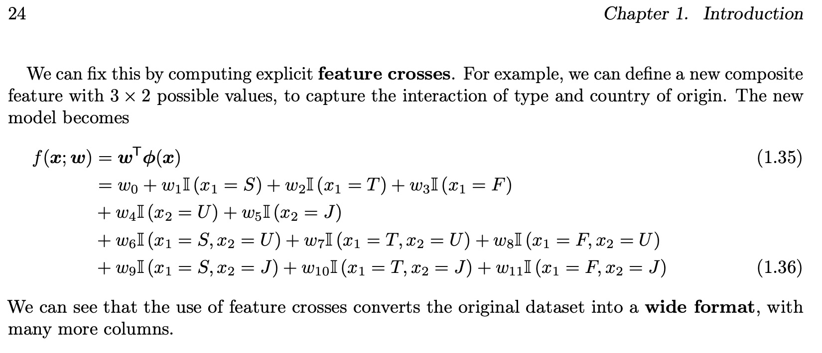 2. 离散特征处理方法--特征交叉 feature crosses_特征交叉常用方法-CSDN博客