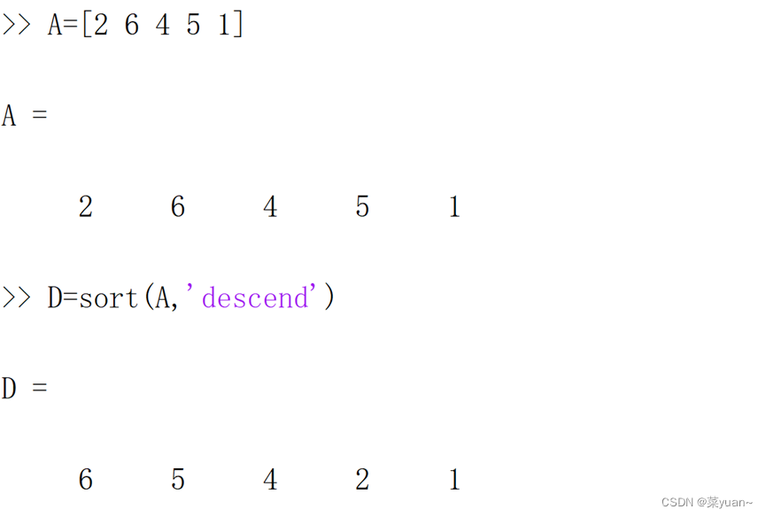 Matlab 基础笔记一数组的生成matlab生成数组 Csdn博客