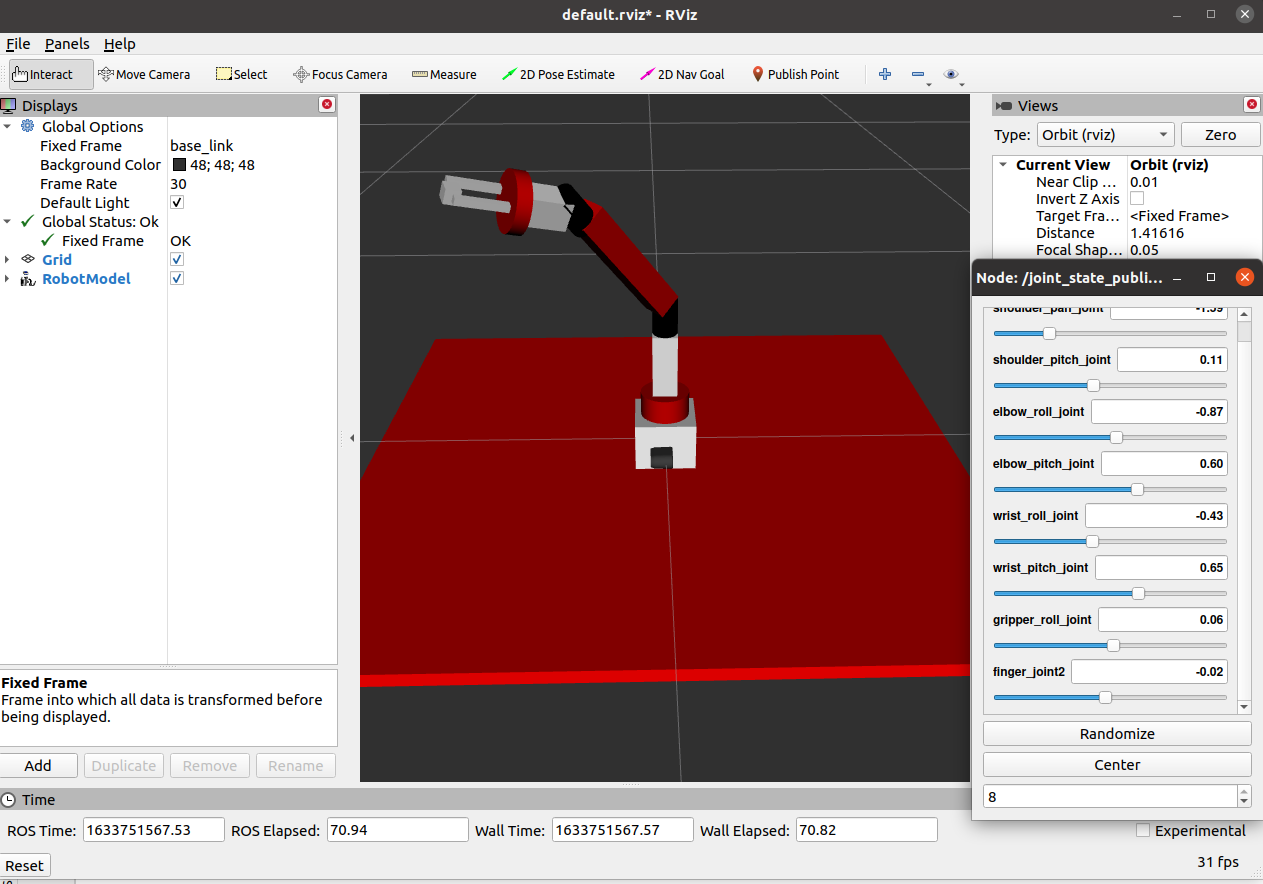urdf与xacro的使用方法 & 机械臂模型仿真示例_shadow urdf xacro-CSDN博客