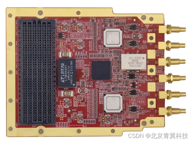 【FMC131】AD9172/9176之4通道12.6GSPS 16 位DA 播放子卡（2 片AD9176 / AD9172、3GHz 瞬时 ...