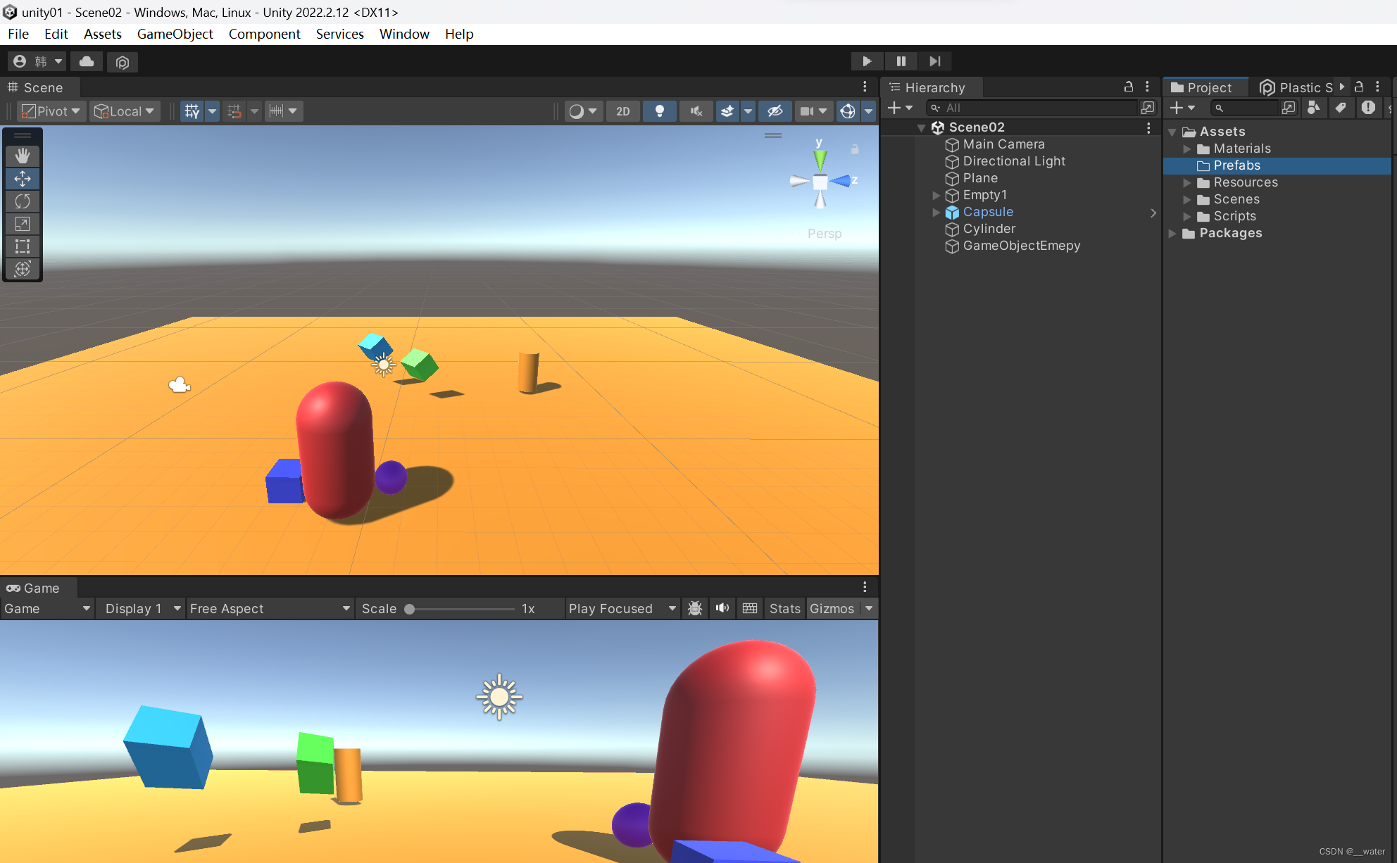 【入门 08 教程】unity3dunity3d如何将几个物体合为预制体 Csdn博客 