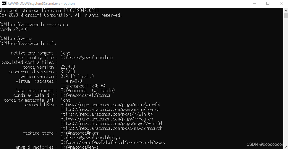 Windows下anaconda3安装及配置教程anaconda3 Windows配置镜像源 Csdn博客