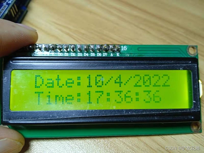 【雕爷学编程】arduino动手做（84） Ds1307时钟模块5 Tmemory Csdn博客