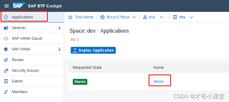 SAP BTP-Cloud foundry 构建并部署JAVA应用程序_sap btp 集成 java-CSDN博客