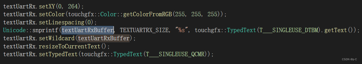 【TouchGFX】更改通配符显示文本-CSDN博客