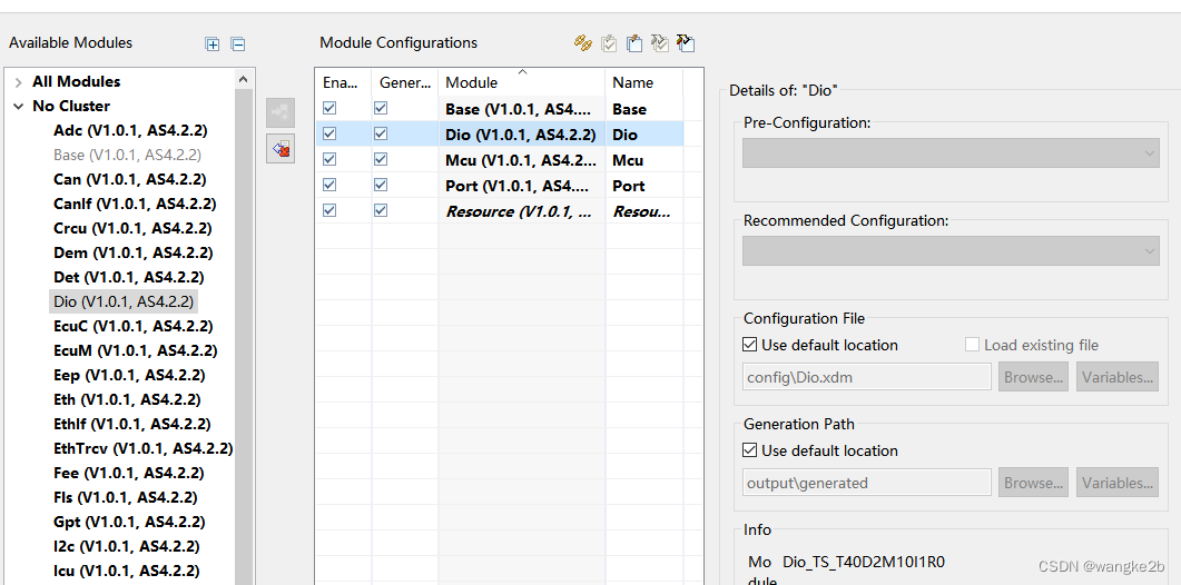 AutoSar点灯1 - 工程配置_hightec autosar 工程-CSDN博客