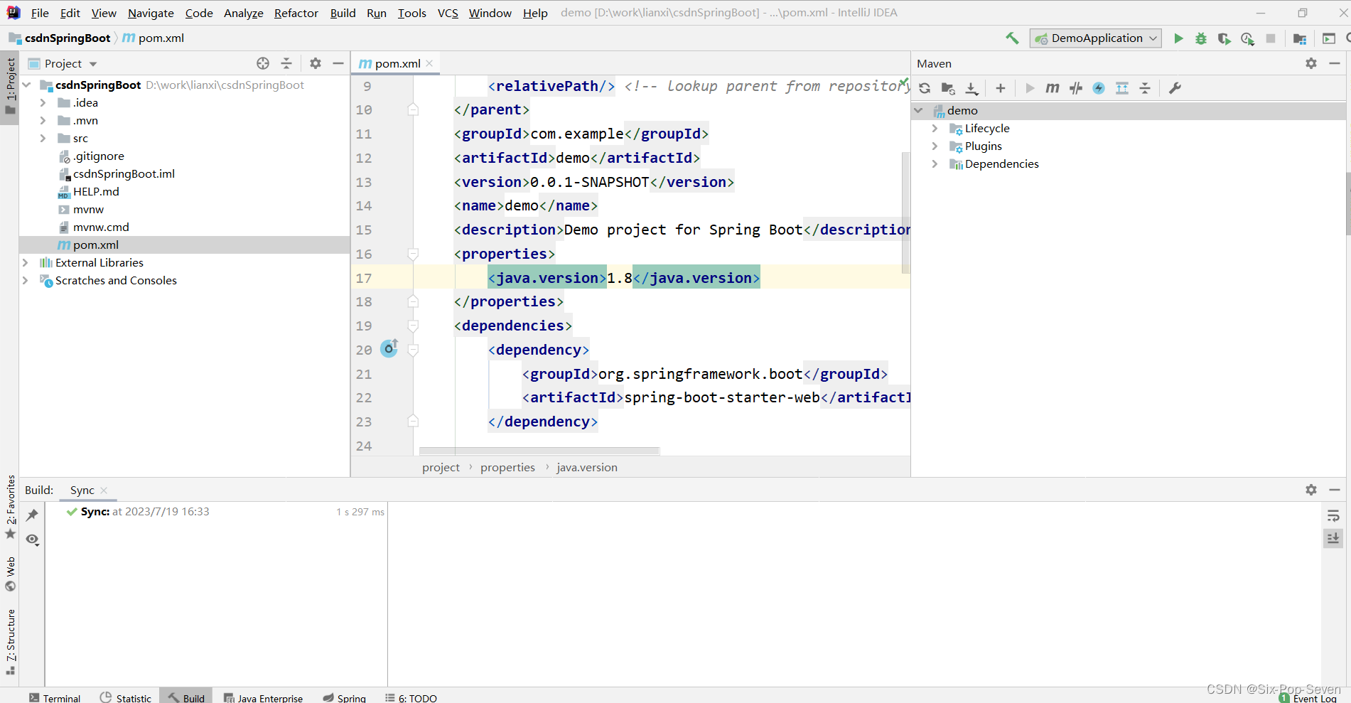 SpringBoot(项目搭建)-CSDN博客