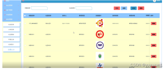 Ssmmysql基于ssm的学生社团管理系统 毕业设计 附源码211531sm毕业设计管理系统设计与实现mysql项目源码 Csdn博客
