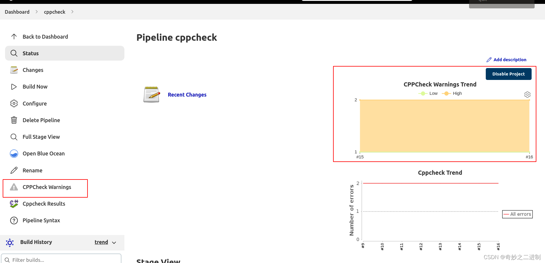 Linux开发者的cicd(9)集成cppcheck代码静态检查jenkins Cppcheck Csdn博客