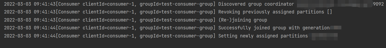 Kafka Group coordinator xxx:9092 (id: xxx rack: null) is unavailable or invalid_discovered group ...