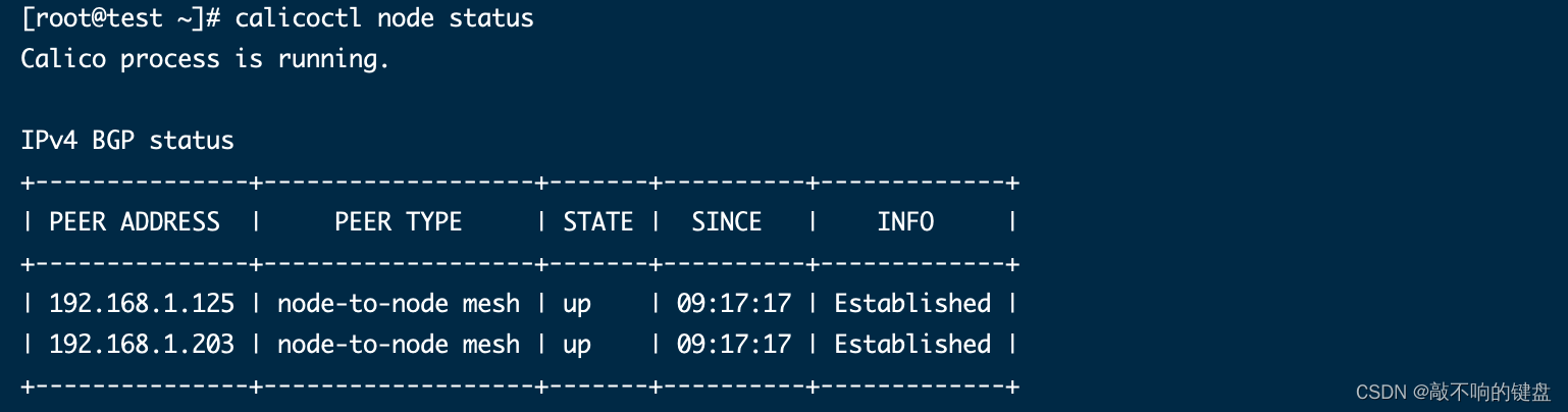 K8S单节点Calico故障处理_calicoctl node status-CSDN博客