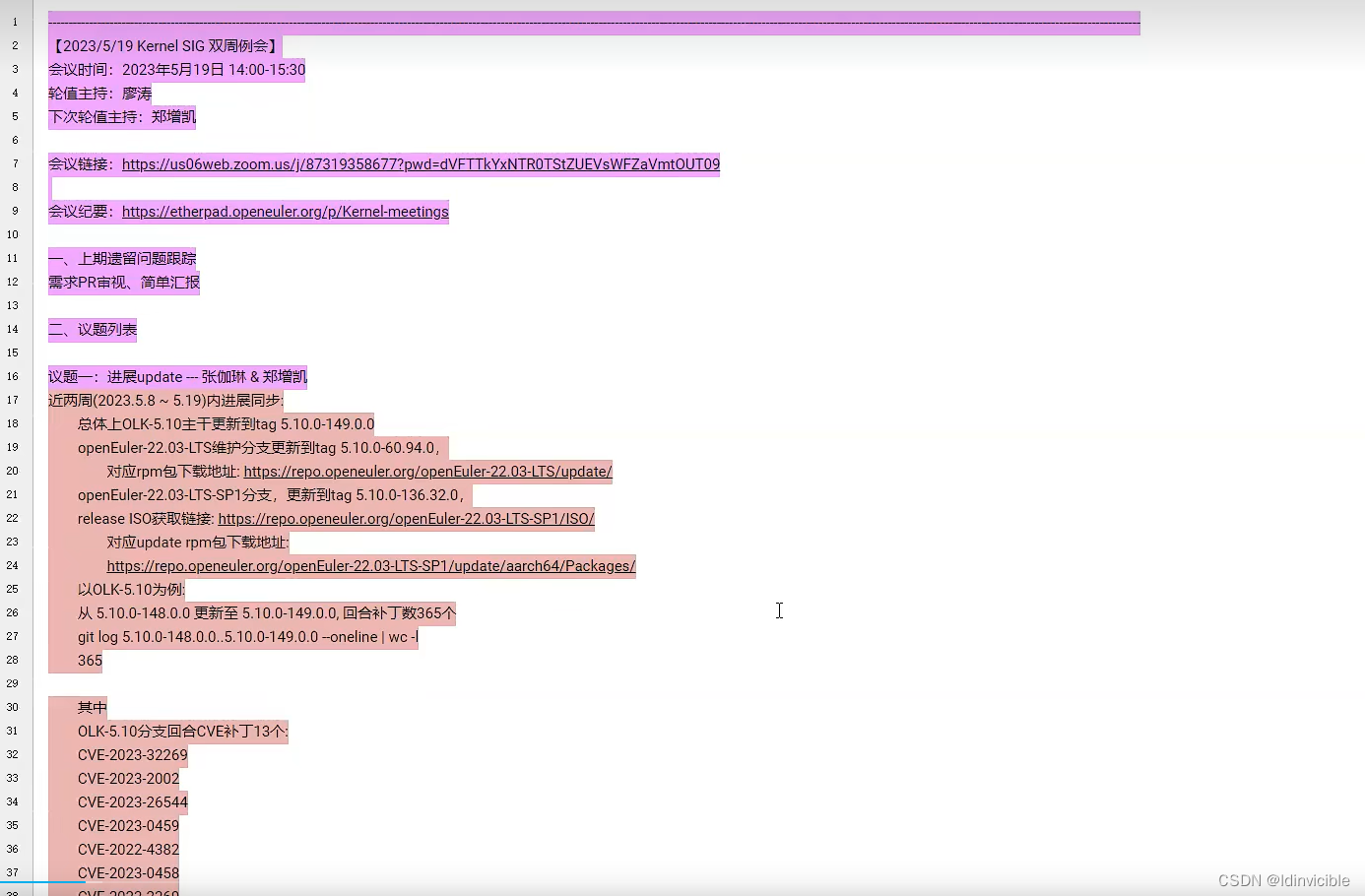【openEuler 】Kernel SIG 双周例会 (2023-05-19)-CSDN博客