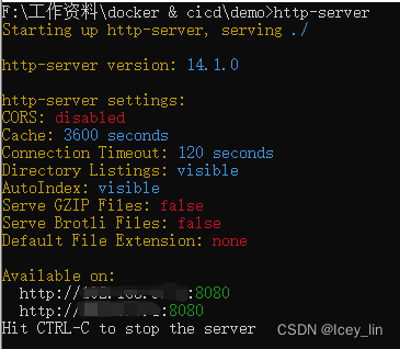 http-server简单HTTP服务器配置-CSDN博客