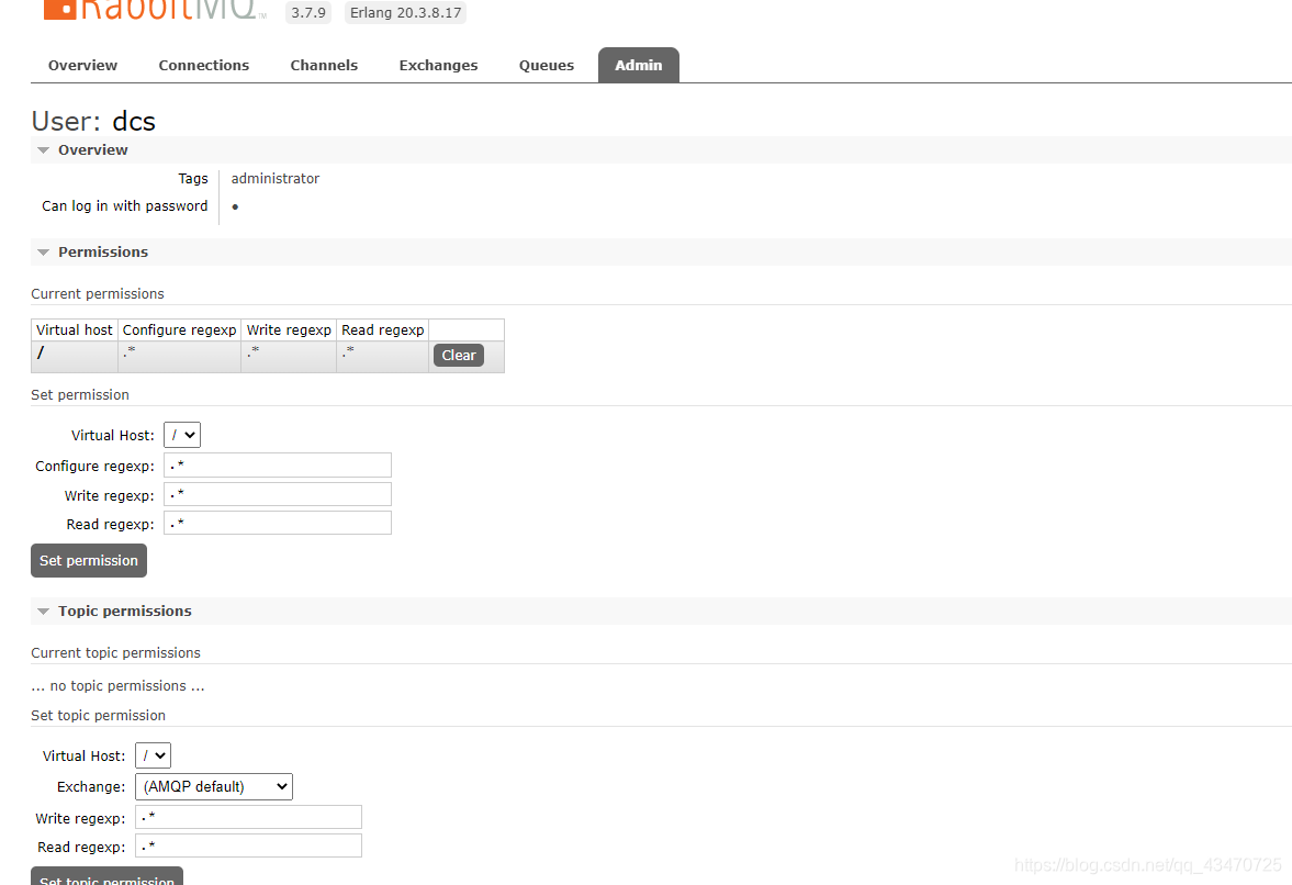 Java Rabbitmq method channel close reply code 403 Reply text java-rabbitmq-method-channel-close-reply-code-403-reply-text
